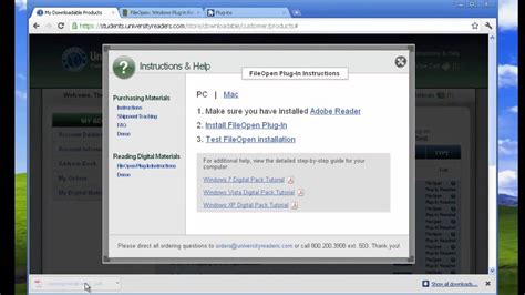 FileOpen Installation Via Chrome For University Readers YouTube