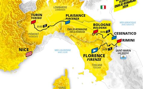 Profiles And Route For Opening Stages Of Italian Tour De France