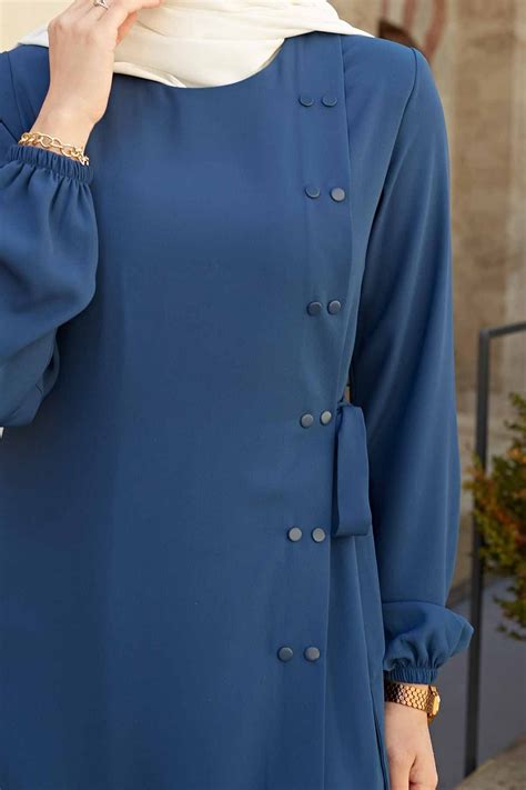 Istanbul Styles Womens Abaya Long Sleeve Open Quarry Floor Length