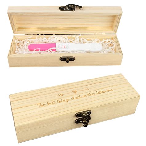 Pregnancy Test Keepsake Box Surprise Pregnancy Announcements For