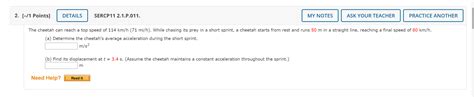 Solved 10 1 6 Points DETAILS MY NOTES ASK YOUR TEACHER Chegg