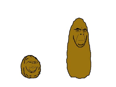 Soybooru Post 23152 2soyjaks Brown Skin Closed Mouth Frown Glasses