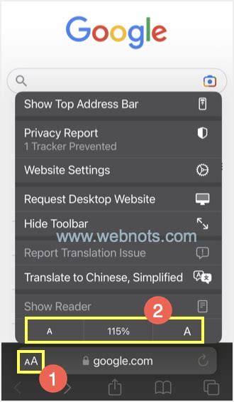 How To Change The Text Or Font Size In IPhone WebNots