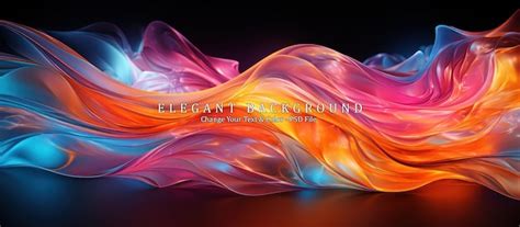 Fractal Wave Series Premium Ai Generated Psd