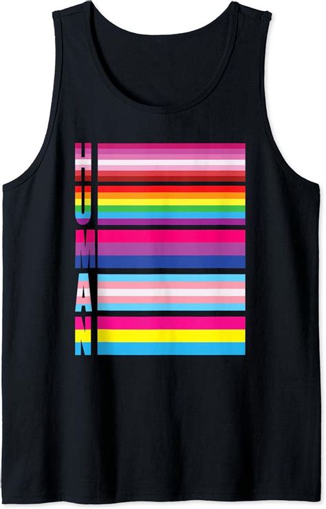 Human Lgbt Transgender Pride Tank Top Pride Tank Tops Pride Tank Shirts
