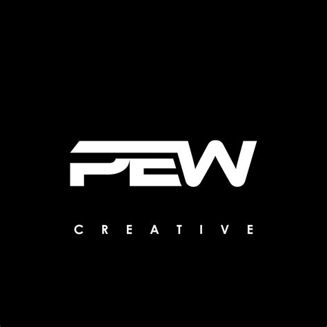 Pew Letter Initial Logo Design Template Vector Illustration 36099211 Vector Art At Vecteezy