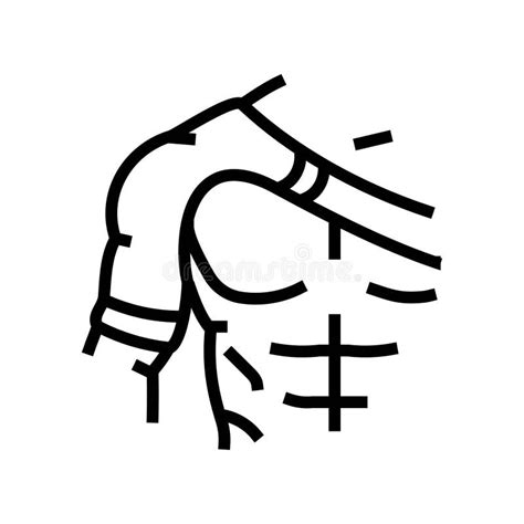 Bandaged Shoulder Sign Stock Illustrations 8 Bandaged Shoulder Sign