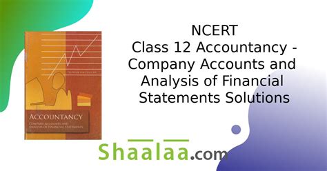 NCERT Solutions For Class 12 Accountancy Company Accounts And