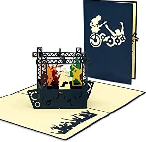 LINPOPUP Pop Up Karte Musik Konzert D Geburtstag Geburtstagskarte POP Up Karten Musical