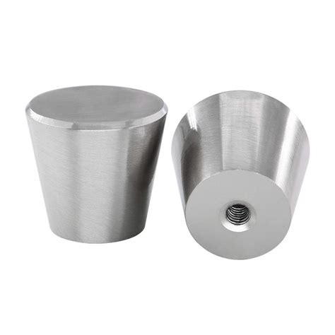 Homdiy 25 Pack Brushed Nickel Cabinet Knobs Silver Dresser Drawer Knobs Kitchen Cabinet Hardware