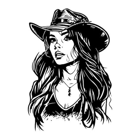 Una Elegante Chica Chicana En Blanco Y Negro Representada En Una