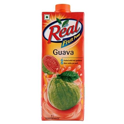 Real Guava Fruit Juice Packaging Size 1000 Ml Packaging Type Tetra