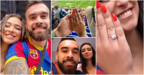 Јутуберот Стефан Лазаров ја запроси девојката на стадион во Барселона „Ова е најубавиот ден во