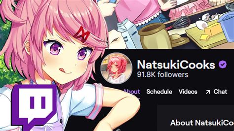 Natsuki Becomes A Cooking Streamer Ddlc Mod Cooking With Natsuki