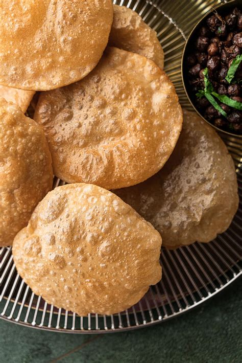 Indian Poori Bread Puffy Masala Poori Sanjana Feasts Indian Breads