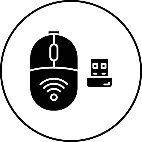 Wireless Mouse Vector Icon Vector Art At Vecteezy