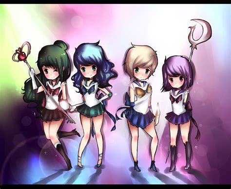 Outer Sailor Senshi By Dariendoodles On Deviantart