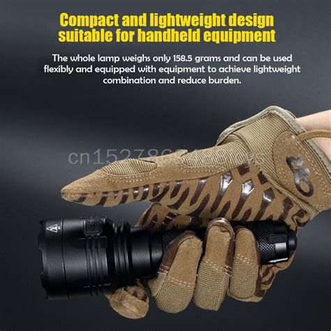 Nitecore New P Led Flashlight Lumens Cree Xp L Hi V Led With Nl R Mah Battery