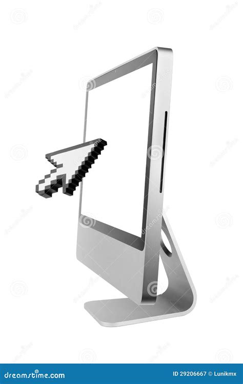Arrow Cursor In A Computer Stock Image Image Of Icon 29206667
