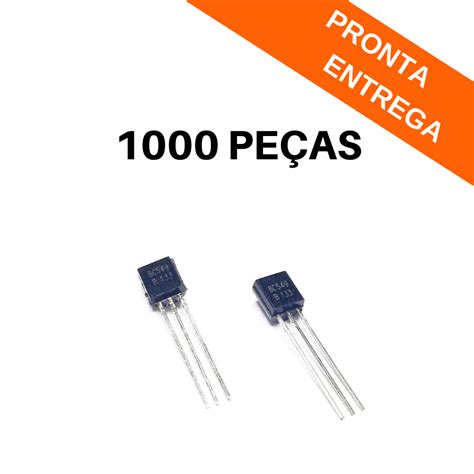 Kit 1000 Peças Transistor Bc549b To 92 Npn Transistores Achei