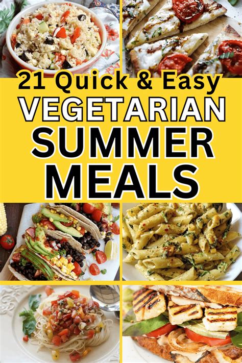 Healthy Vegetarian Dinner Recipes