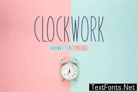 Clockwork Font