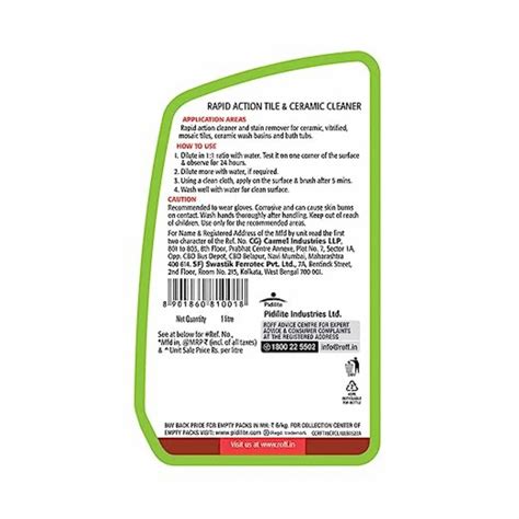 1 Liter Roff Cera Clean At ₹ 169bottle Tile Cleaner In Hoskote Id