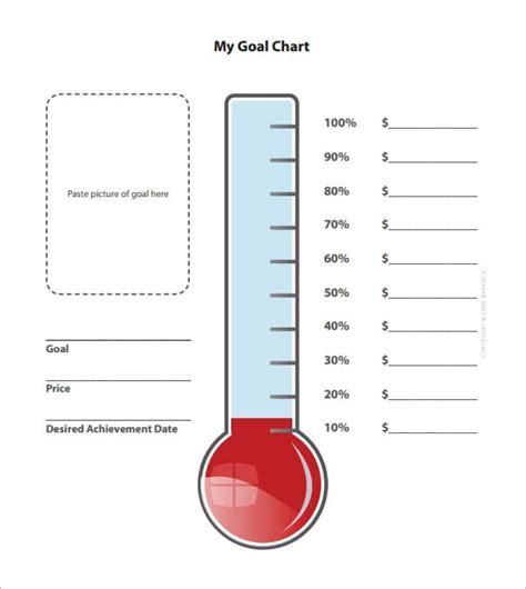 7 Goal Chart Templates DOC PDF Excel