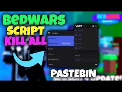 Roblox Bedwars SCRIPT GUI YouTube