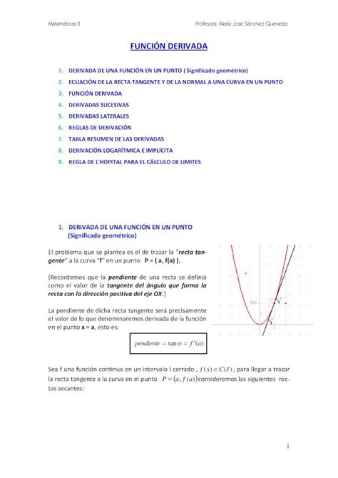 PDF CONJUNTO DE NÚMEROS 2 ecuaciÓn de la recta tangente y de la