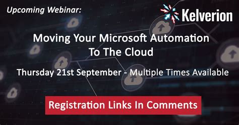 Kelverion On Linkedin Orchestrator Azure Azureautomation Automation It Webinar…