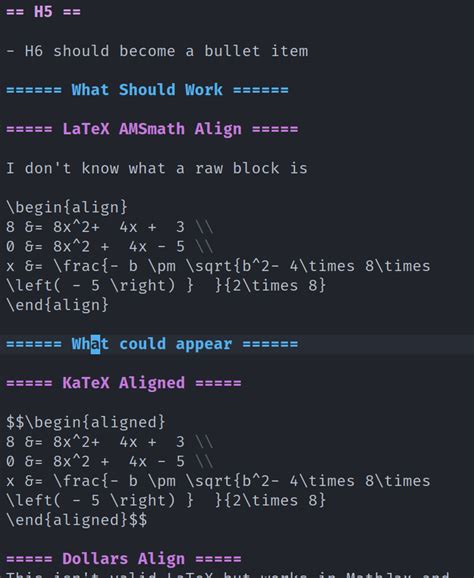 Dokuwiki Math Support Enhancement Issue Jgm Pandoc GitHub