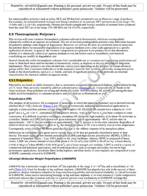 Polyolefinsacrylic Polymerspdmspolyrurethanes Part 1 Pdf