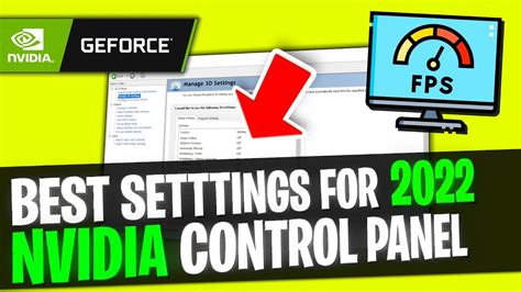 Nvidia Control Panel Best Settings For Gaming Performance 2024 Edee