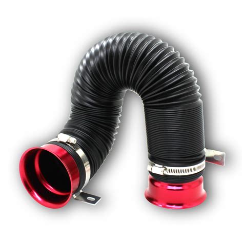 Intake Flexi Pipe 76mm Red Autotech Wholesale