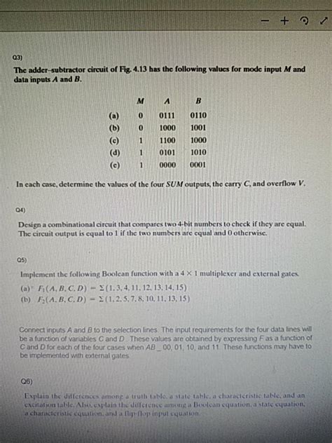 Solved 1 Obtain The Simplified Boolcan Expressions For
