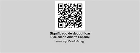 Decodificar Diccionario Abierto De Español