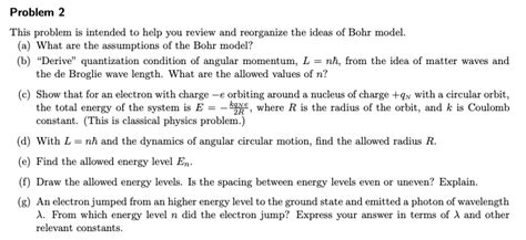 Solved Problem 2 This Problem Is Intended To Help You Review Chegg