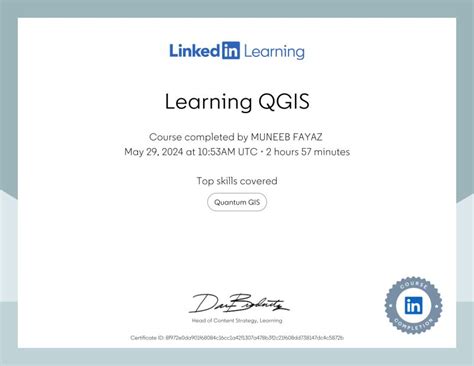 Muneeb Fayaz On Linkedin Certificate Of Completion