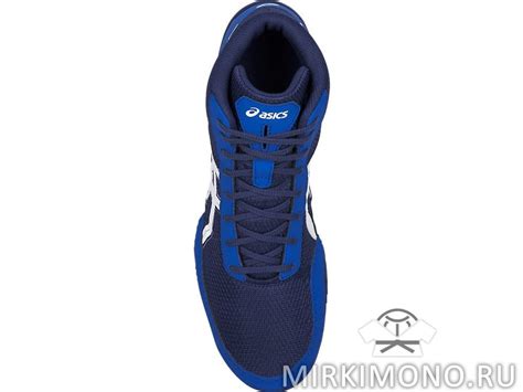 Борцовки детские для борьбы "Asics" Matflex 5 GS синие - Мир Кимоно