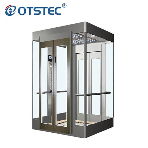 Vvvf Villa Home Panoramic Sightseeing Glass Passenger Elevator Lift Sightseeing Elevator And