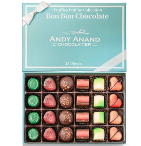 Andy Anand Bon Bon Chocolate Truffles Praline Collection 24 Pieces