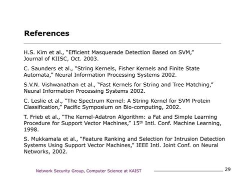 Ppt Masquerader Detection Using Svm With String Kernel Powerpoint