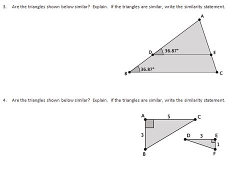Lesson 2 3 6 Sas And Sss Criteria For Similarity Math With Mr Eoff