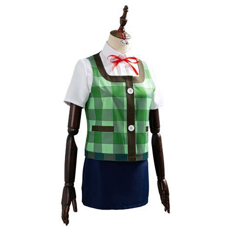 Game Animal Crossing Isabelle Halloween Women Uniform Outfits Cosplay