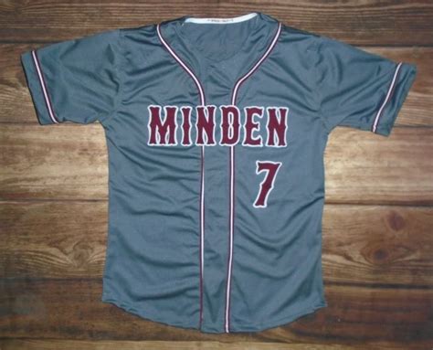 Minden Baseball Custom Jersey