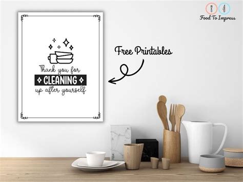 Clean Up After Yourself Sign Printable Free Printable Templates