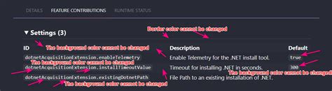 hello the color style of the extended page cannot be customized and