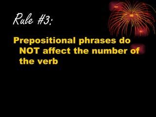 Subject Verb Agreement Ppt