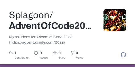 GitHub Splagoon AdventOfCode2022 My Solutions For Advent Of Code
